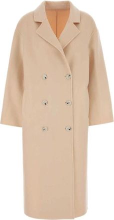 Loulou Studio Femme, Manteaux, Beige, Taille: 36 FR Borneo Coat