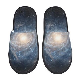 Generic Pantoufle Maison LImprim&eacute; Galaxy Chaussons Maison Portative Chaudes Pantoufles Antid&eacute;rapantes Hiver Chaussures Chaudes Pour H&ocirc;tels Maison Chambre L