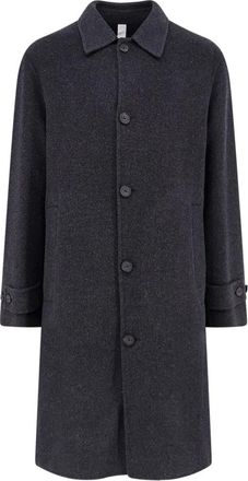 Hev&ograve; Loconiad Wollmantel - - Coats - Herren - Grau - XL