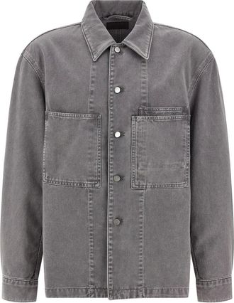 Christophe Lemaire Homme, Vestes, Gris, Taille: L Workwear Overshirt