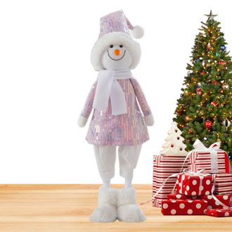 Generic Weihnachtstischdekoration | Stehender Pl&uuml;sch - Ornament f&uuml;r den Schreibtisch Weihnachten | f&uuml;r saisonale Partydekoration f&uuml;r Haus, Schlafzimmer, Schra