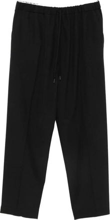 Maison Margiela Pantalon Court &agrave; Cordon de Serrage - Homme - Pantalons - Noir - Taille: M