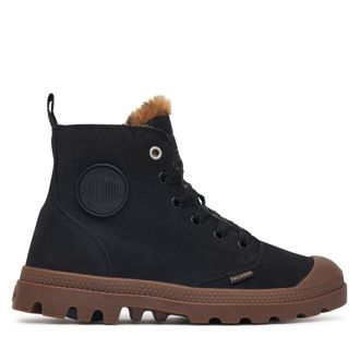 Palladium Schn&uuml;rstiefeletten Palladium Pampa Hi Zip Wl Wild 94979-008-M Schwarz