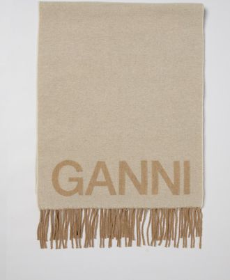 Ganni Schal GANNI Damen Farbe Beige
