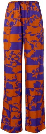 Dries Van Noten Femme, Pantalons, Multicolore, Taille: 38 FR Wide Pantalons