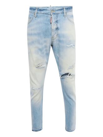Dsquared2 Jeans in Distressed-Optik - Blau