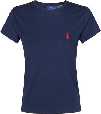 Polo Ralph Lauren Femme, Tops, Bleu, Taille: 36 FR T Shirt MM Base