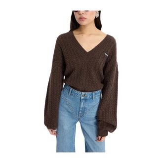 Rotate Rotate Pullover - - Knitwear - Damen - Braun - M