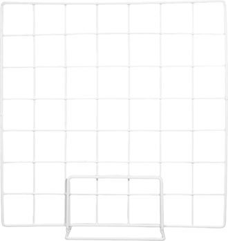 Valiclud Gitterpaneel-displayständer Metall-gitterwandregal Mit Sockel Tragbare Tisch-präsentationseinheit Für Messen Einzelhandel Handwerk Fotos Und Zeichnung