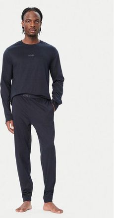 HUGO BOSS Pyjama 50571089 Dunkelblau Regular Fit
