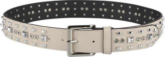 Alma En Pena G&uuml;rtel mit Details - - Accessories - Damen - Wei&szlig; - S