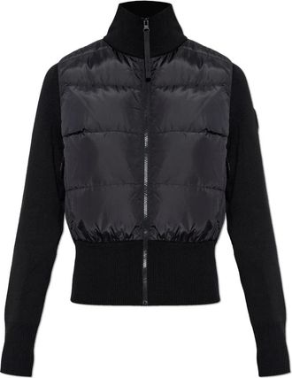 Canada Goose Femme, Pulls, Noir, Taille: 42 FR HyBridge Wide Quilt Knit Jacket