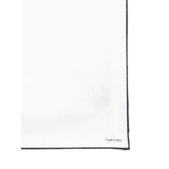 Tom Ford Silk Scarf - White