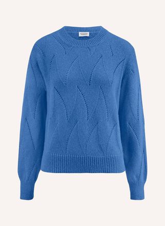 Hessnatur Hessnatur Strickpullover blau