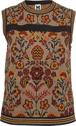 Missoni haut à fleurs en jacquard - Tons neutres