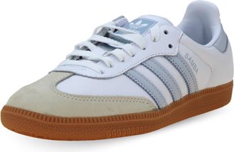 adidas Originals Samba Herren-Fu&szlig;ballschuh, White Halo Blue Gum, 10 US