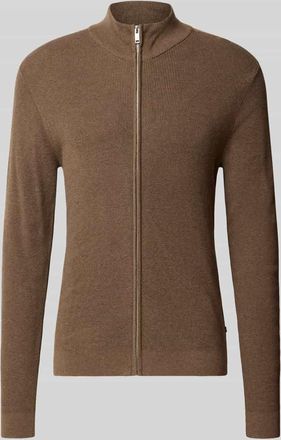 Matinique Slim Fit Strickjacke aus Baumwoll-Mix Modell lagoon