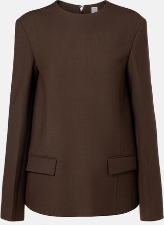 Toteme Top Pocket aus Cr&ecirc;pe