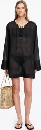 Arket Strandkleid Aus Ramie -Schwarz