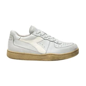 Diadora Gebrauchte Low Basketball Sneakers - - Shoes - Herren - Wei&szlig; - 38 EU