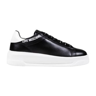 Love Moschino Moderne Sneakers mit Logo-Detail - - Shoes - Damen - Schwarzk - 39 EU