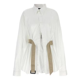 Balenciaga Damen, Blusen & Hemden, Wei&szlig;, 2XLGr&ouml;&szlig;e