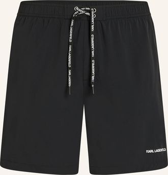 Karl Lagerfeld Badeshorts schwarz