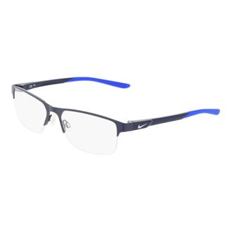 Nike 8159 Rechteckige Brille - - Accessories - Herren - Blau - 57 MM