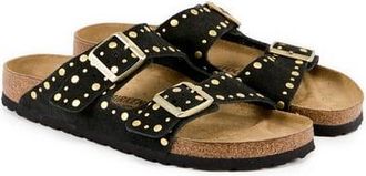 Birkenstock Mules plates Arizona Rivet en cuir