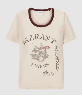 Isabel Marant Tee Shirt Kiliann Light Beige