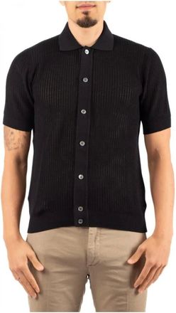 FILIPPO DE LAURENTIIS Homme, Pulls, Noir, Taille: L Chemise &Eacute;l&eacute;gante