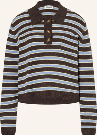 Baum Und Pferdgarten Baum Und Pferdgarten Strick-Poloshirt Cori Aus Merinowolle braun