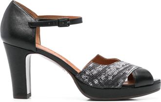 Chie Mihara sandales Unele 90 mm - Noir