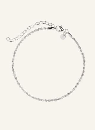 Pompidou Armband Mini Ruby Bold Rope Chain By Glambou silber