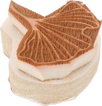 Hemobllo Toyvian Schwammstempel Ginkgo Blatt Selbstgemacht Tonstempel f&uuml;r Keramik Pr&auml;ge und Scrapbook Stempel Herbstlicher Gummistempel f&uuml;r Basteln und Kartenh