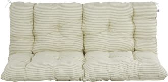 Patio Bankauflage 120x50 Frigiliana Auflage für Gartenschaukel Sitzbank einteilig mit Schnüren gesteppt