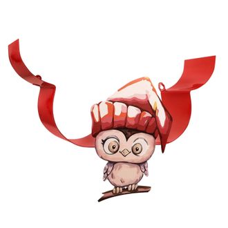 Healifty Katzenfreundlicher Toilettenpapierhalter Niedlicher Eulen-Design Praktische Aufbewahrung F&uuml;r Wc-Papier Stilvolle Badezimmerdekoration Robustes Eisenma