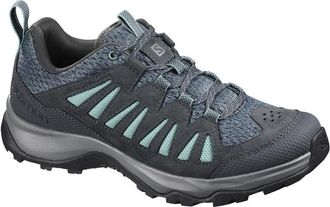 Salomon Shoes EOS Aero W Trekking-Sneaker f&uuml;r Damen, Stormy Weather Alloy Yucca, 39 1/3 EU