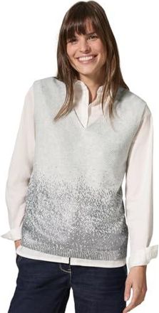 Cecil B302950 Pollunder avec imprimé Film, Soft Silver Melange, M Femme