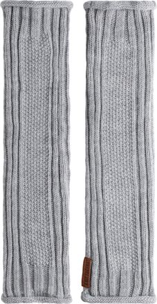 Knit Factory Kick Beinw&auml;rmer - Stulpen f&uuml;r Damen - Damen Wadenw&auml;rmer aus Wolle - Leg Warmers - F&uuml;r Herbst und Winter - Grau