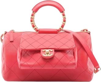 Chanel Sac bandouli&egrave;re vintage Pre-owned - Femme - Pre-owned - Rouge - Taille: ONE Size