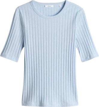 OPUS Savka T-Shirt - - Tops - Damen - Blau - S