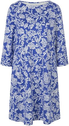 Peter Hahn Jersey-Kleid Ivy Green Cotton blau