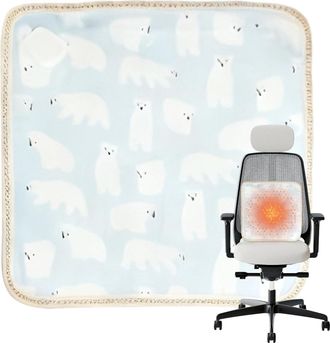 Generic Beheiztes Sitzkissen - Verstellbarer 3-stufiger Elektrischer Stuhlw&auml;rmer, Gem&uuml;tliches Winter-W&auml;rmekissen, Tragbare Warme Sitzdecke, Elektrische Sitzki