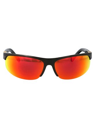 Miu Miu 0MU Mirrored Injected Sunglasses - Orange