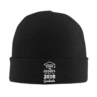 Generic Bonnet en Tricot Grand-P&egrave;re Fier dun Dipl&ocirc;m&eacute; De La 2026 - Remise des Dipl&ocirc;mes Thermique Bonnets Doux Bonnet Hiver pour lescalade Ext&eacute;rieur Sport