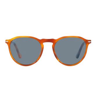Persol Lunettes de soleil de style vintage avec &eacute;l&eacute;ments m&eacute;talliques - unisex - Accessoires - Orange - Taille: 51 MM
