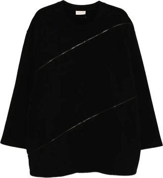 Qasimi sweat Spiral - Noir