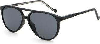 Generic Lunettes De Soleil R&eacute;tro Tendance &Agrave; Grande Monture For Hommes Et Femmes, Id&eacute;ales For Les Trajets Quotidiens, Les Soir&eacute;es Et Les Photos De Vacances.(Bl