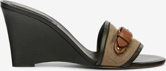 Isabel Marant Sandales Abryel - Femme - Kaki-espresso - Taille 36 - Isabel Marant